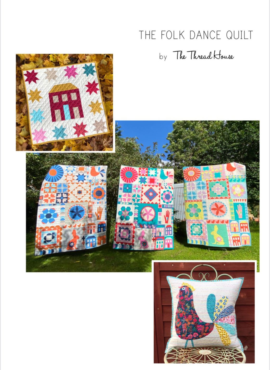 Folk Dance Quilt Pattern PDF - The Threadhouse